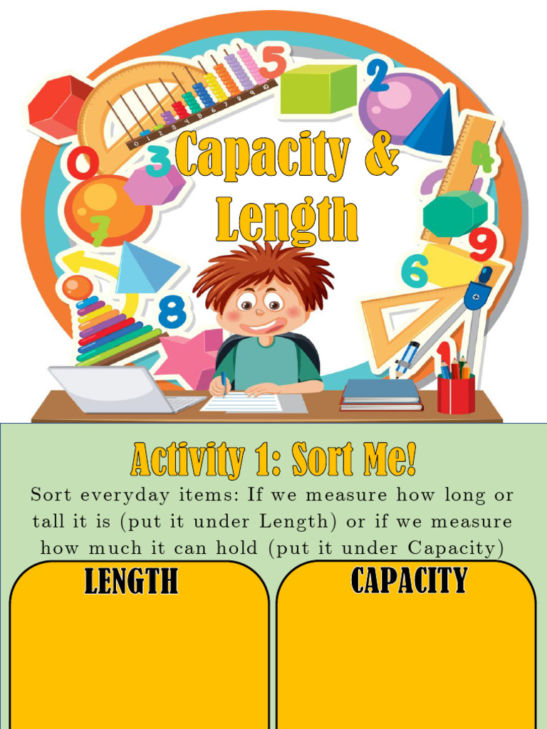 Measuring Length and Capacity Activities | PDF