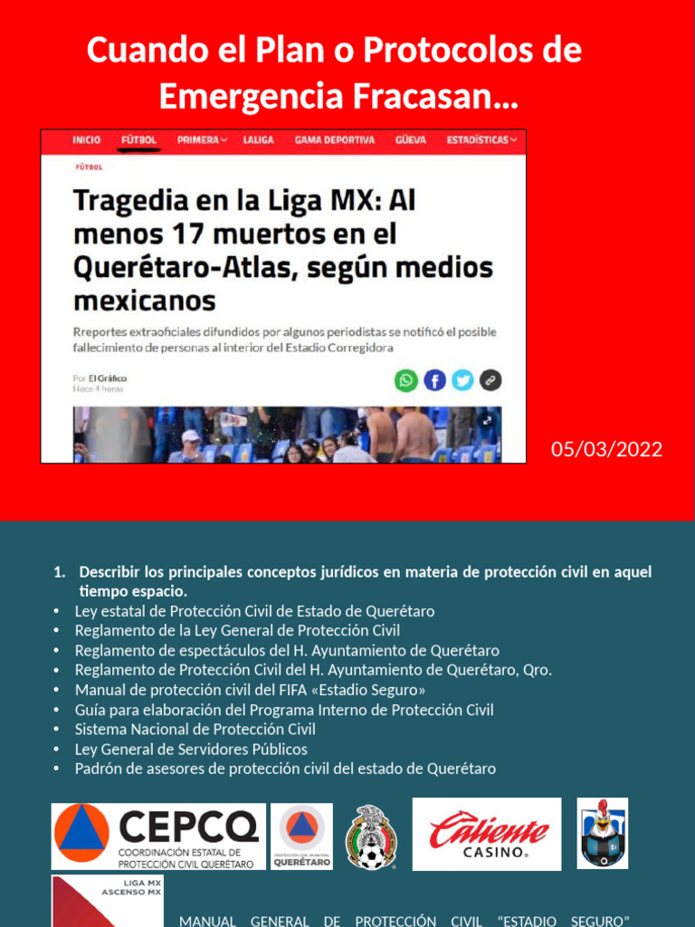 Caso Fut-Bol Queretaro | PDF | Defensa Civil | Valores