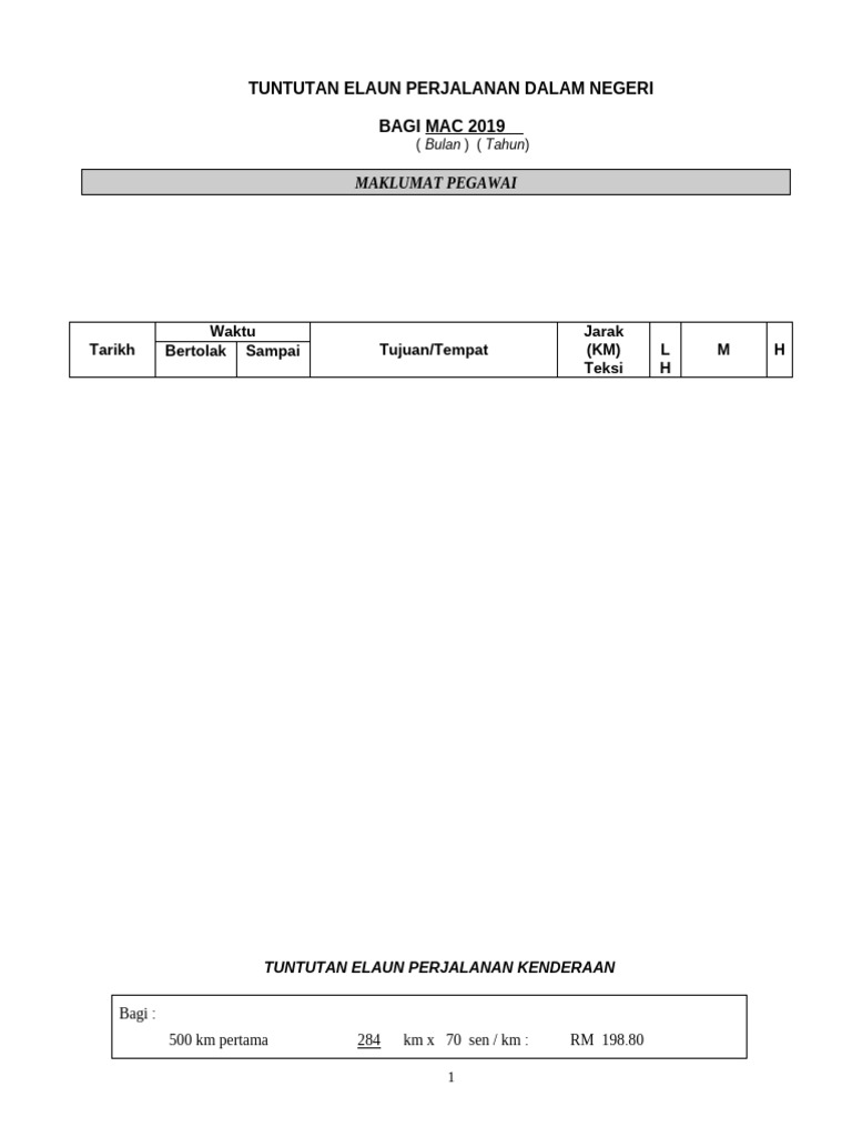Tuntutan Azman April 2025 | PDF