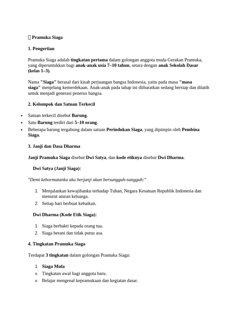 Materi Pramuka | PDF