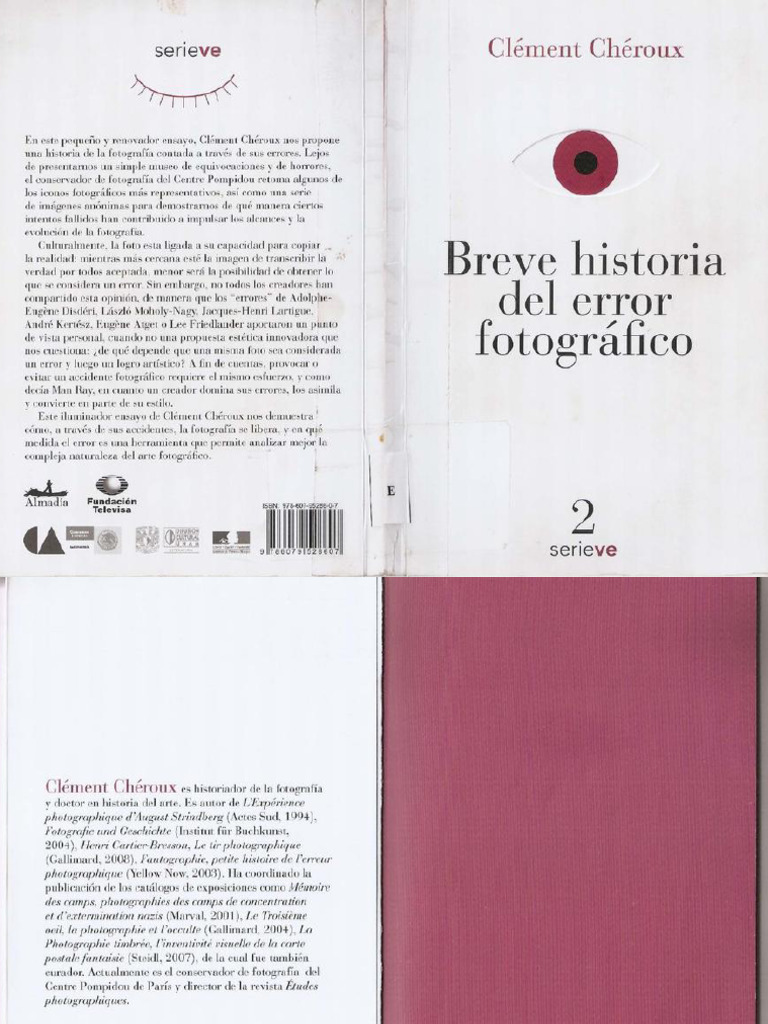 Breve Historia Del Error Fotografico Cheroux Clement | PDF