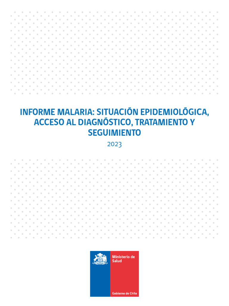 Informe Malaria 2023 | PDF | Malaria | Ciencias de la Salud