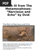 Tiresias's Prophecy and Narcissus's Fate | PDF