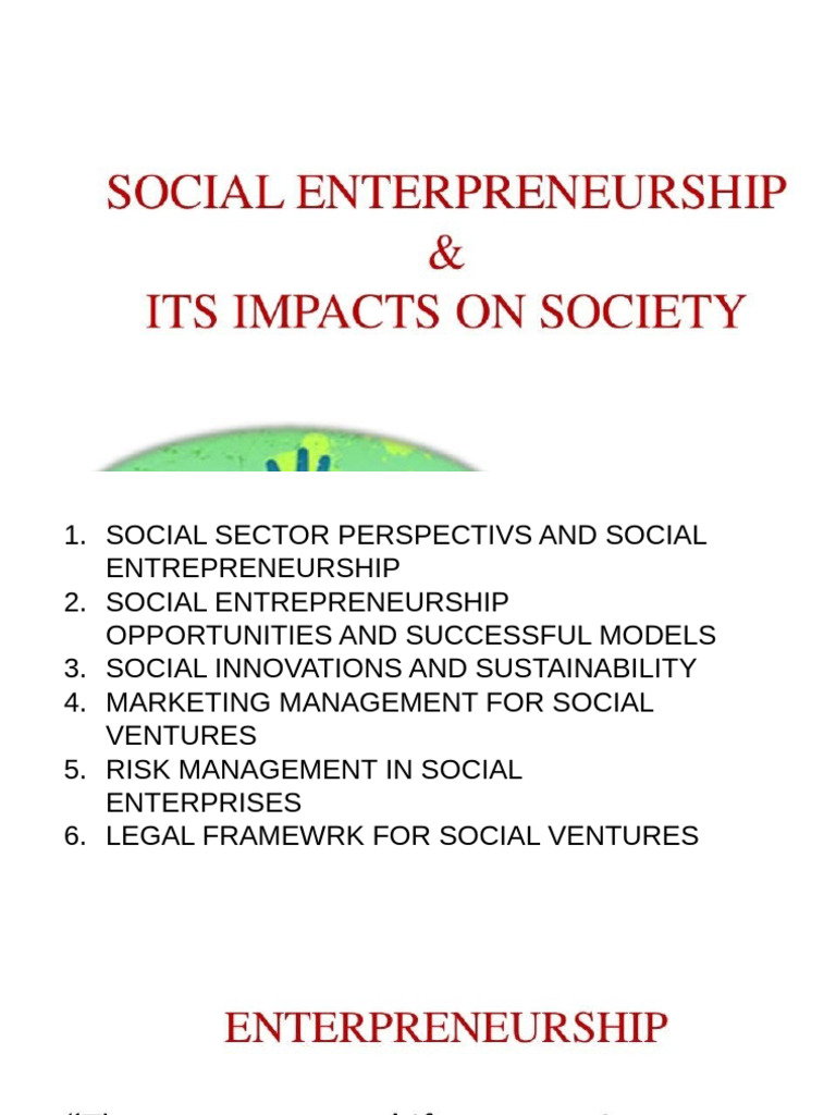 Social Entrepreneurship Insights | PDF