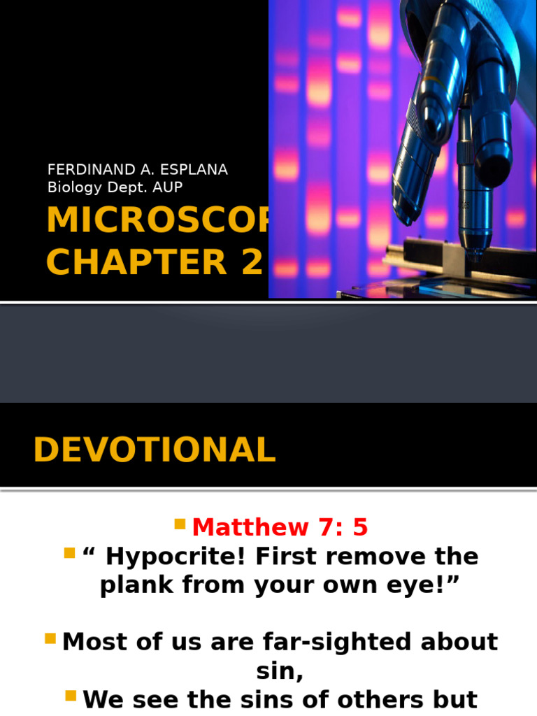 Microscopy Chapter 2 Newest 2nd Sem 2025 | PDF | Staining | Microscope