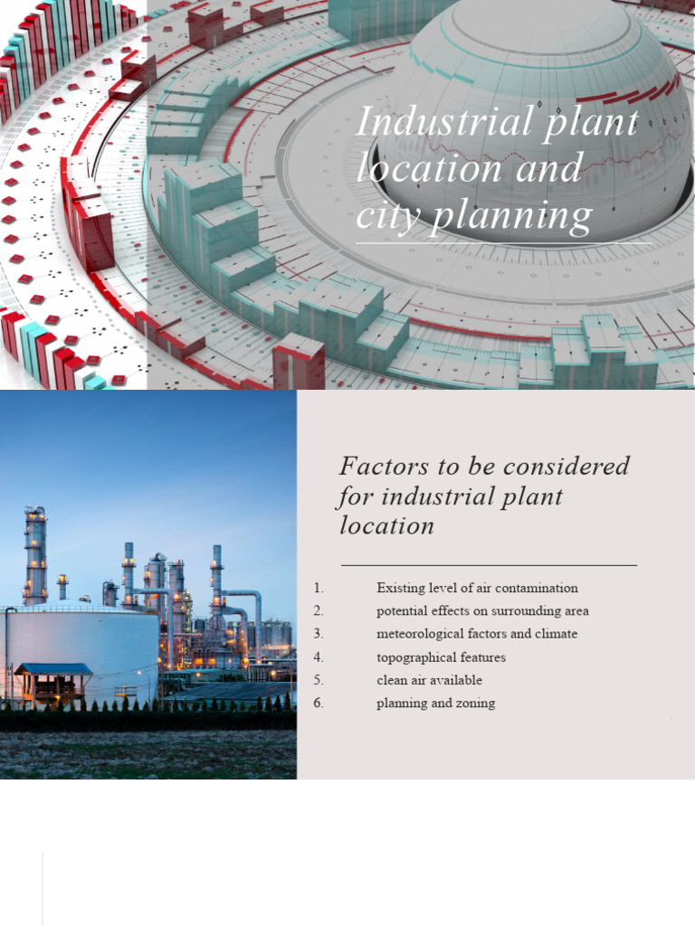 L6-Industrial Plant Location and City Planning (1) - 1 | PDF