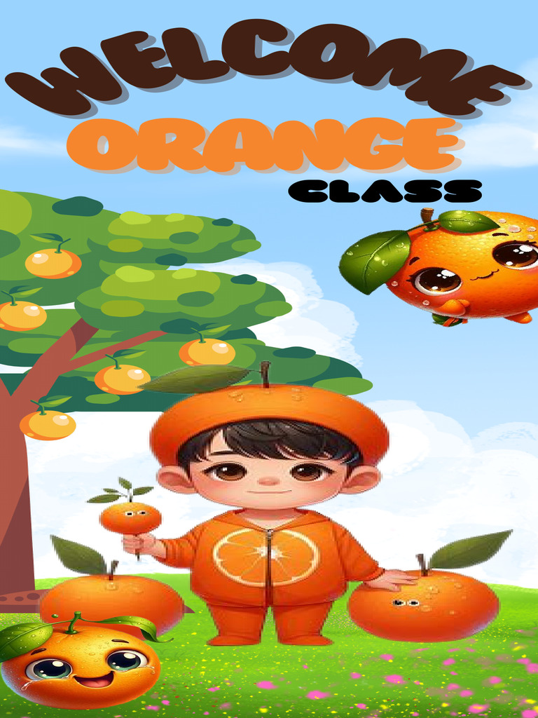 Welcome ORANGE CLASS ! | PDF
