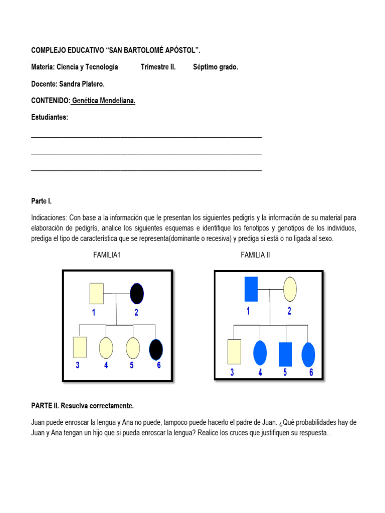 Guia - 7 - Cruces Geneticos | PDF