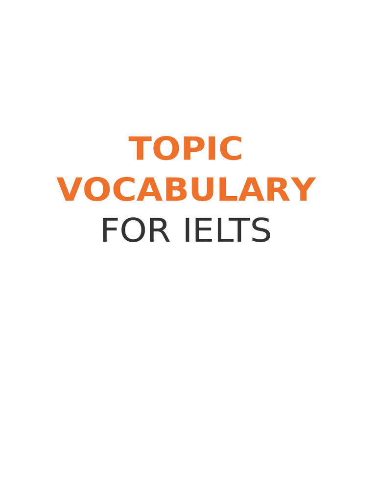 Topic Specific Vocab | PDF | Common Cold | Internet