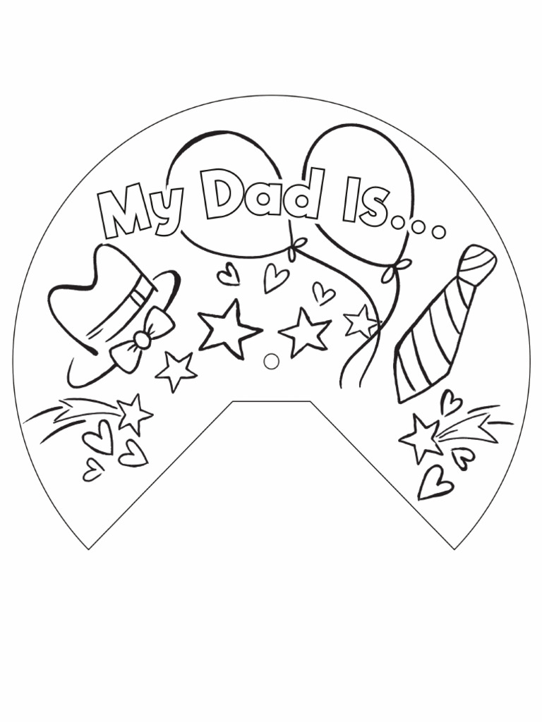 Fathers Day Spinner Wheel Craft | PDF