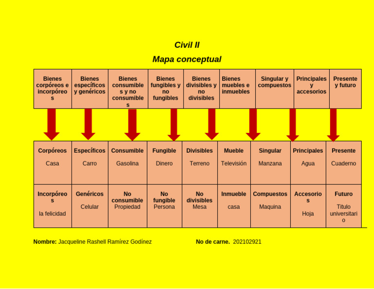 mapa conceptual Civil II Rashell | PDF