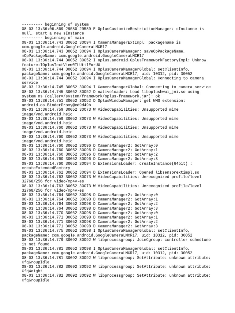 Log Cat 1754208374696 | PDF | Computer Engineering | Software Engineering