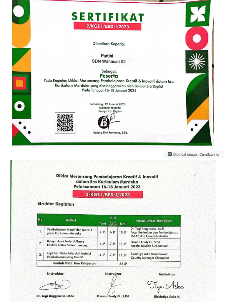 7. Ukin Sertifikat Workshop - Partini_compressed | PDF