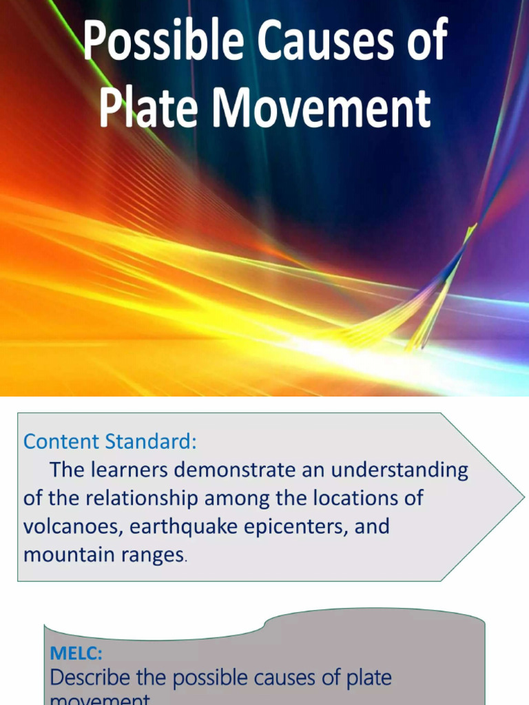 Possible Causes of Plate Movement | PDF