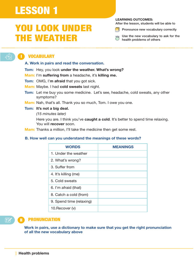 Look Under The Weather | PDF | Habits