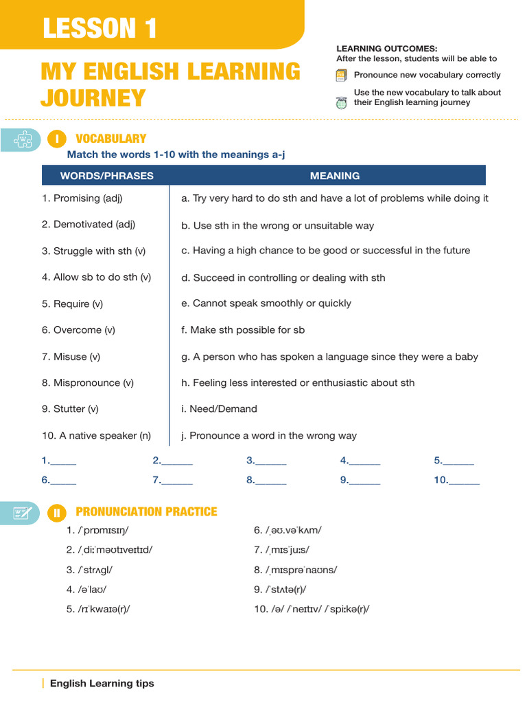 Navigating My English Learning Journey | PDF | English Language ...
