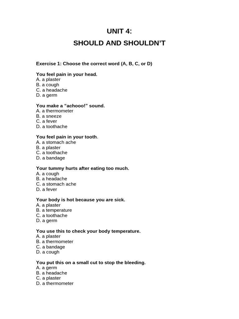 Health Tips for Kids at School | PDF