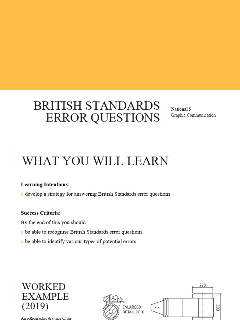 British Standards Error Question Guide | PDF