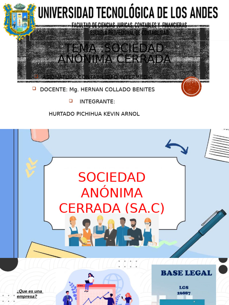 Sociedad Anonima Cerrada | PDF | Business