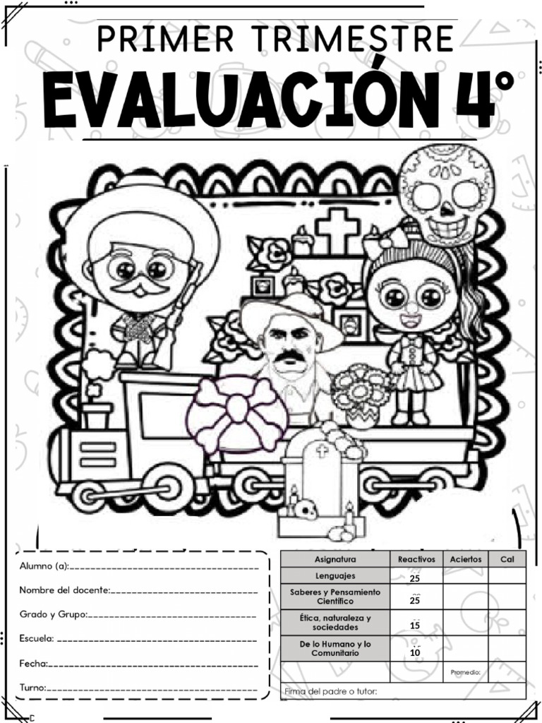 Examen Editado 4° | PDF | Adverbio | Cómics