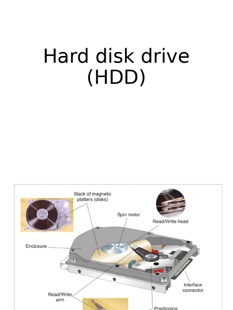 Hard Disk Drive (HDD) | PDF | Hard Disk Drive | Solid State Drive