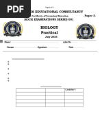 Biology PP3 QS | PDF