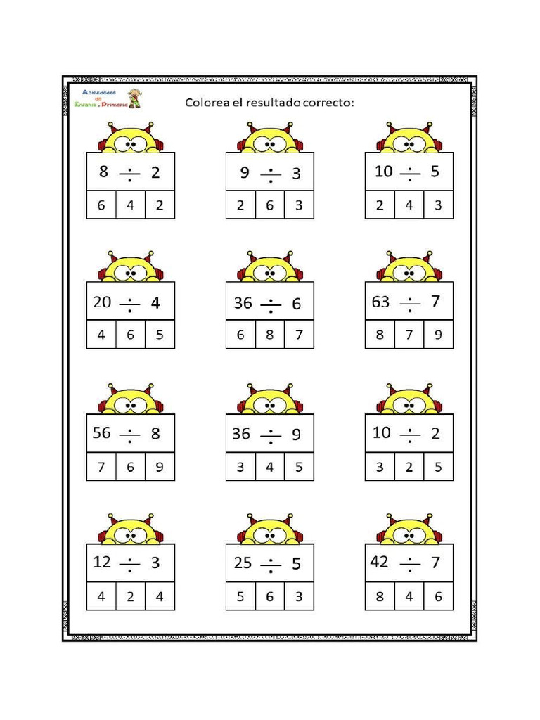 Multiplicaciones y Divisiones | PDF