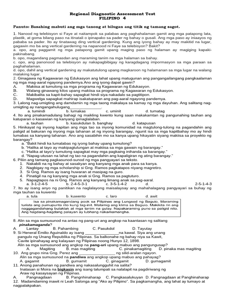 Filipino 4 | PDF