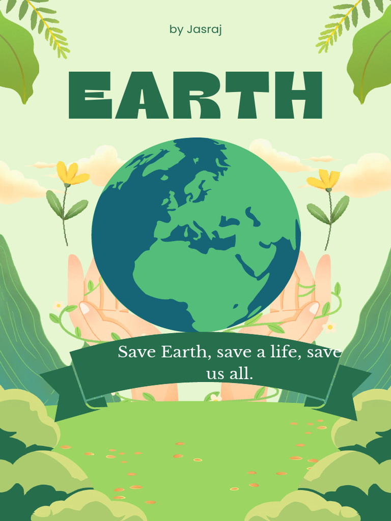 Green Illustrative Earth Our Common Home Poster | PDF