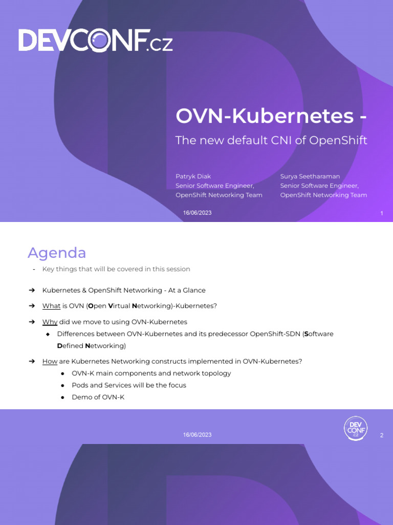 DevConf 2023_ OVN-Kubernetes_ the New Default CNI of OpenShift | PDF ...