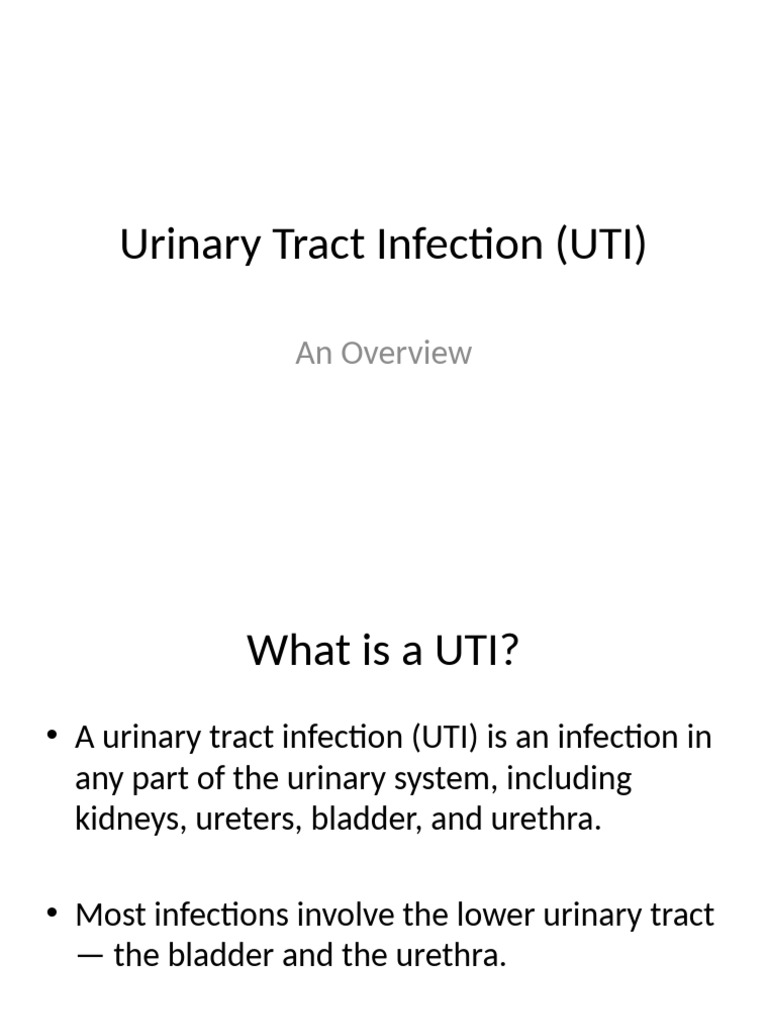 UTI Presentation | PDF