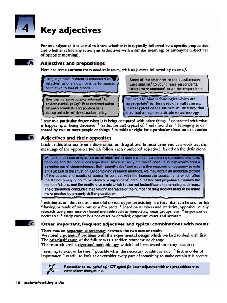 Lesson 4-Academic Vocabulary in Use | PDF