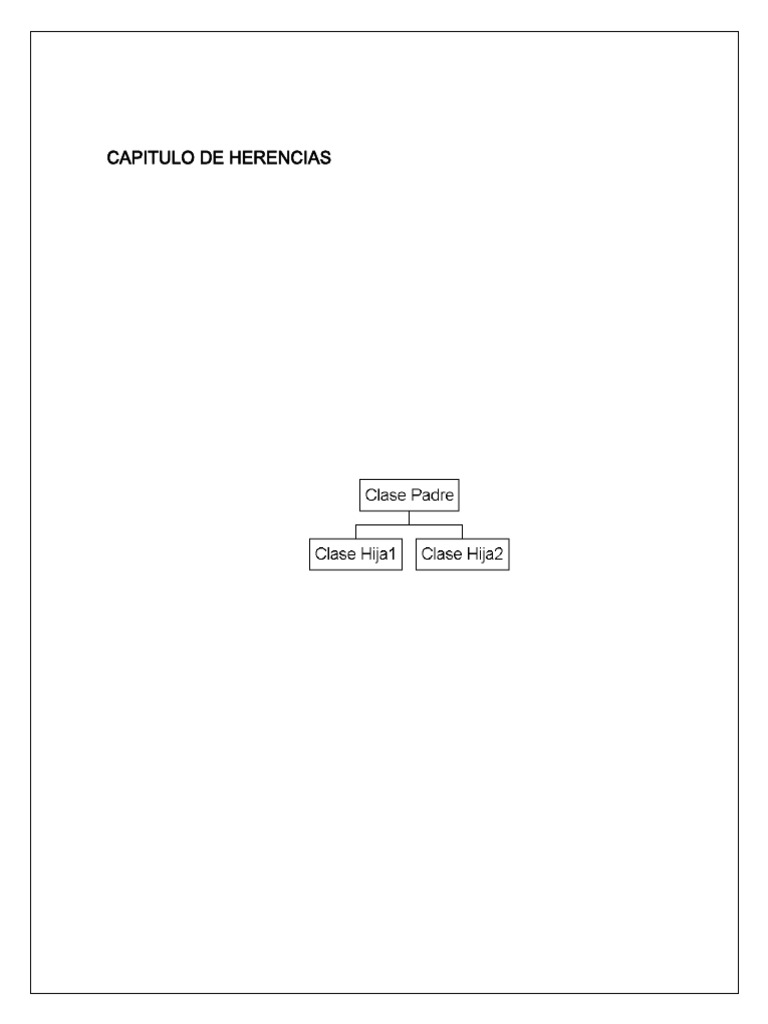 Concepto de Herencias-1 | PDF | Herencia (Programación Orientada a Objetos) | Objeto (informática)