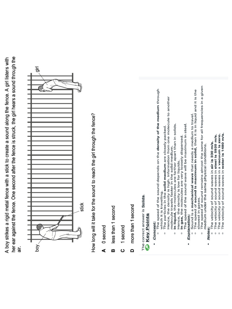 Science Sound Question 3 | PDF