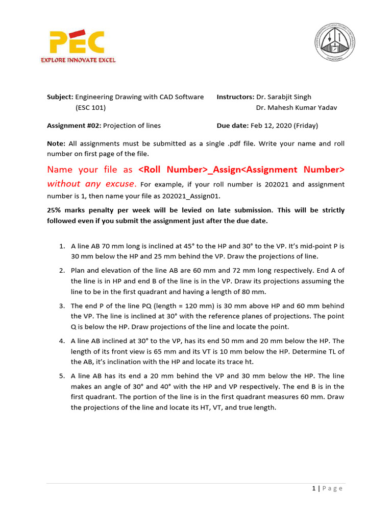 Assignment #2 2D - Drawing | PDF | Geometry | Euclidean Geometry