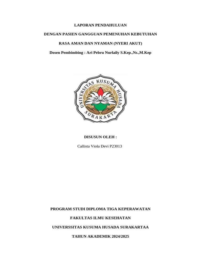 LP NYERI REFISI benar | PDF