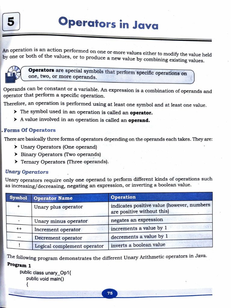 Java Operators Explained: Types & Examples | PDF | Software Engineering ...