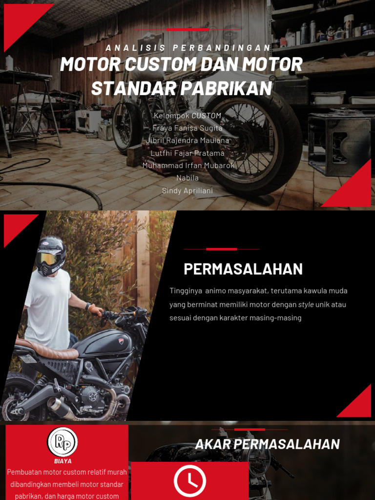 Analisis Motor Custom vs Pabrikan | PDF