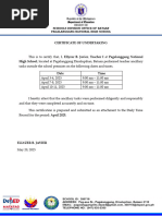 Certificate of Undertaking | PDF