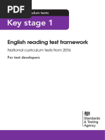 2024 Key Stage 1 Year 2 - English Reading Test Mark Schemes Paper 1 ...