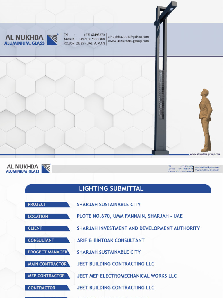 SSC Phase-3 Street Light Pole Submittal | PDF | Mains Electricity | Electrical Engineering