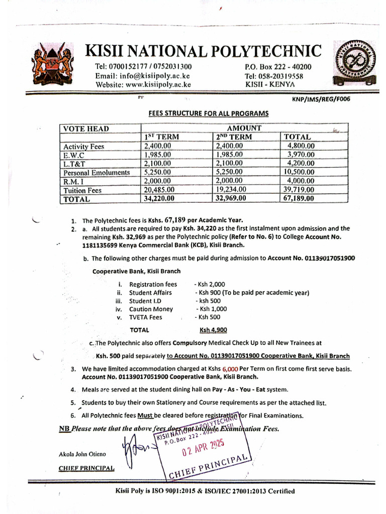 Fees Structure | PDF