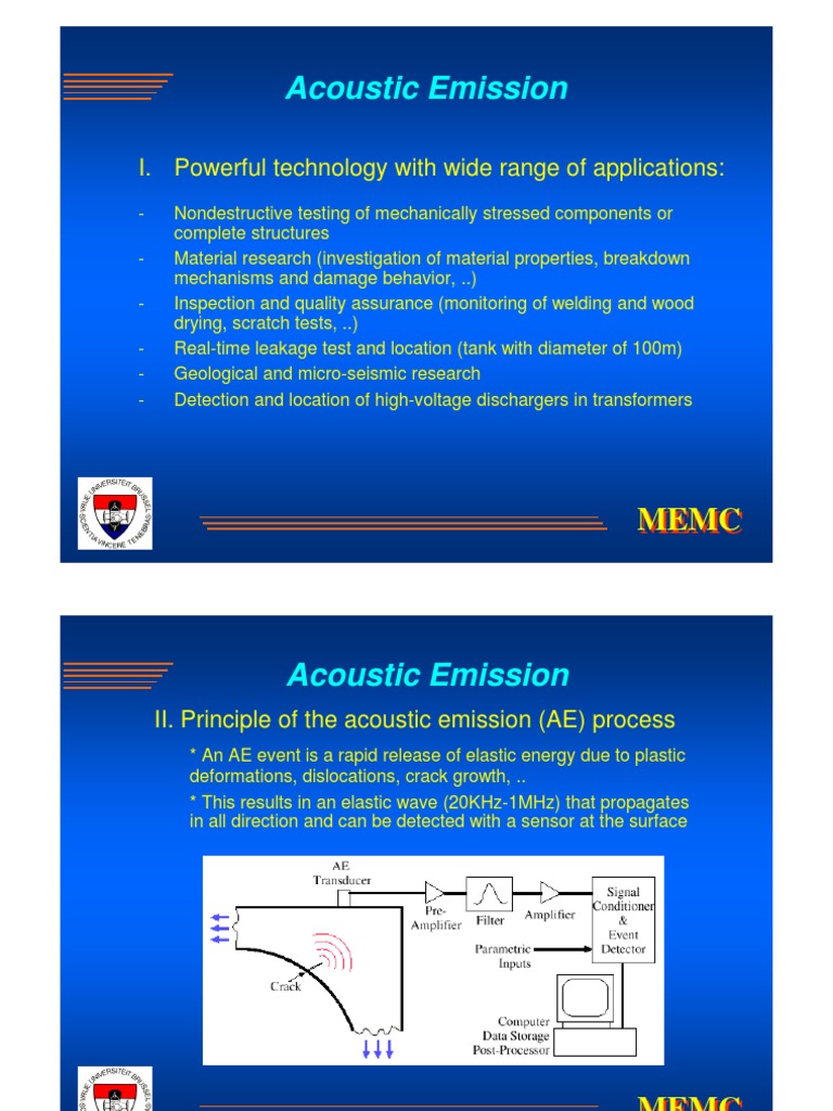 Acoustic Emission | PDF | Acoustics | Physics