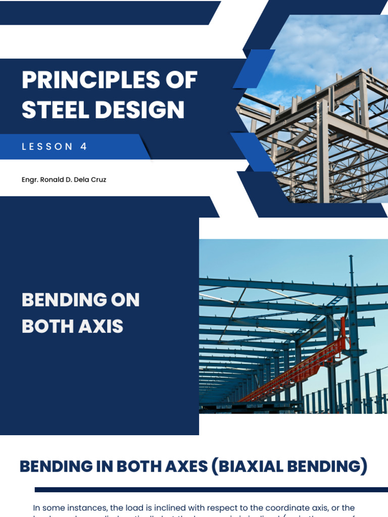 Biaxial Bending in Steel Design Principles | PDF | Buckling | Strength ...