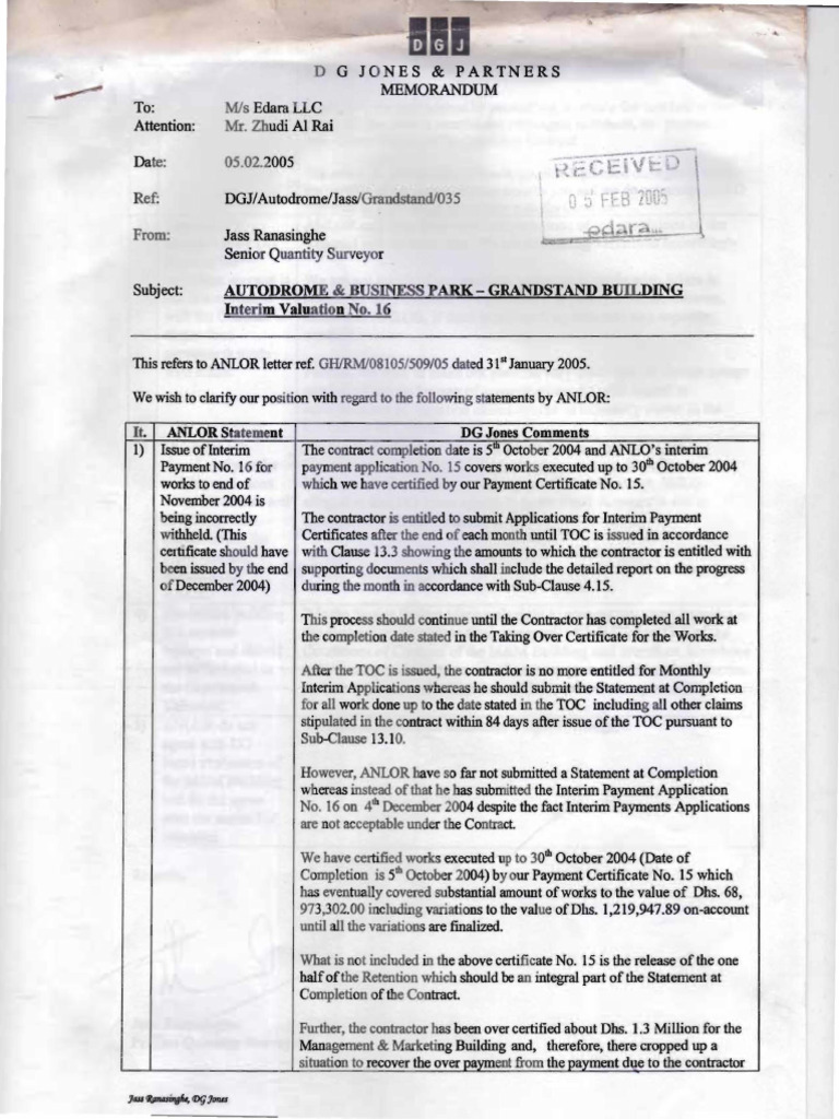 Case Sudy No.10 - Grand Stand Building of Dubai Autogrome C | PDF | Business Law