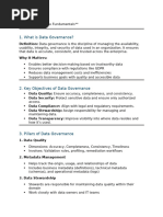 Collibra Data Governance Study Material | PDF