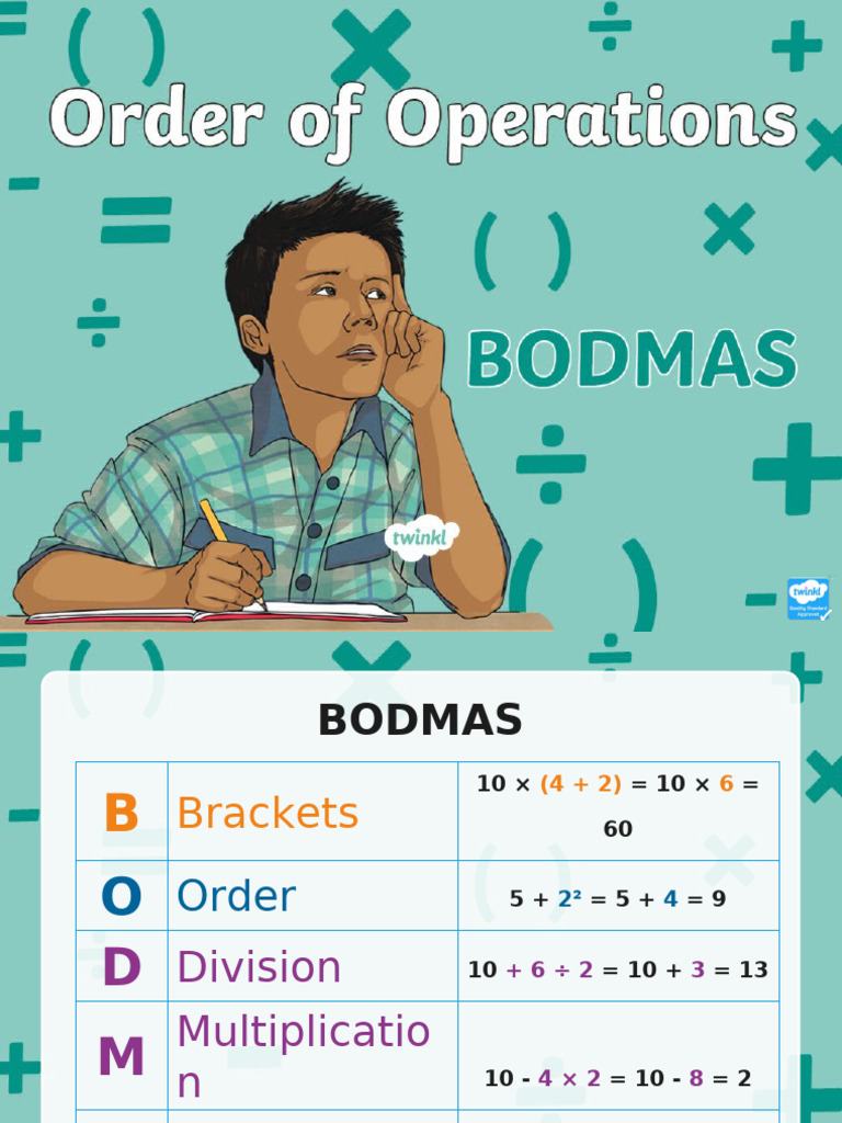 Order of Operations Bodmas Ks2 Powerpoint Ver 4 | PDF | Mathematics | Arithmetic