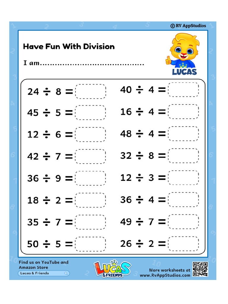 420 Math Division Division Worksheets | PDF