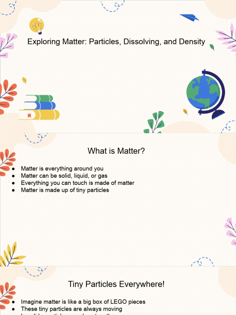 Matter - 3rd Grade | PDF | Matter | Water