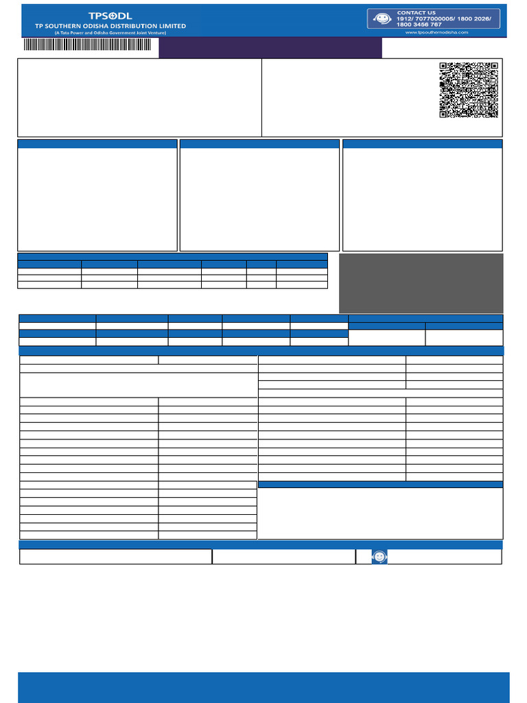 Electricity Bill Summary and Details | PDF | Power (Physics) | Electricity
